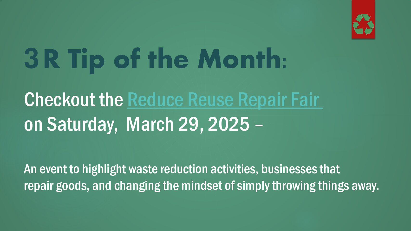3R Tip March_2025 | City of Oberlin